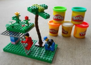 Lego Sculptures with Play Doh | Confidence Meets Parenting