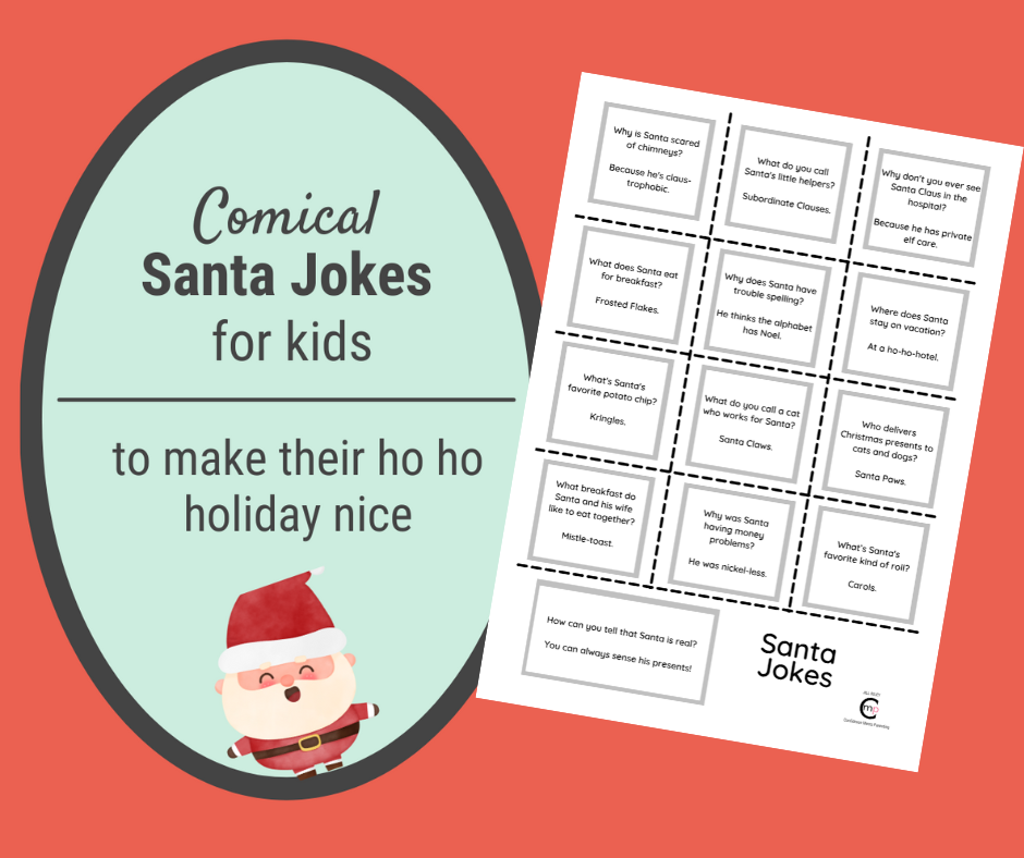 137 Funny Santa Jokes and Santa Puns for Kids PRINTABLE