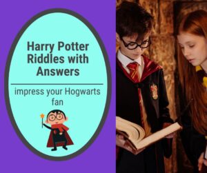 Harry Potter Riddles for your Hogwarts Fan (with printable)