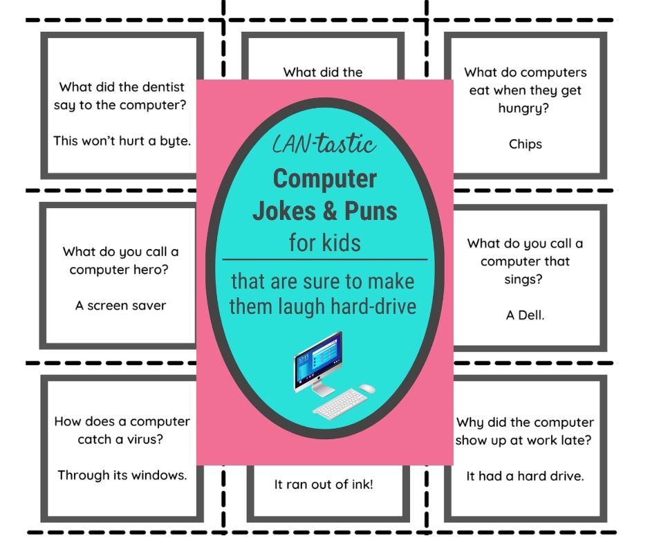78 Computer Jokes, Computer Riddles and Puns PRINTABLE