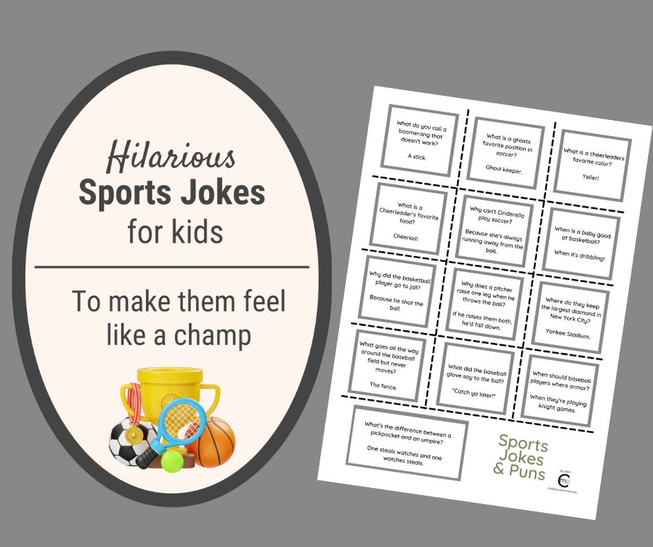 103 Sports Jokes, Sports Puns and Riddles PRINTABLE